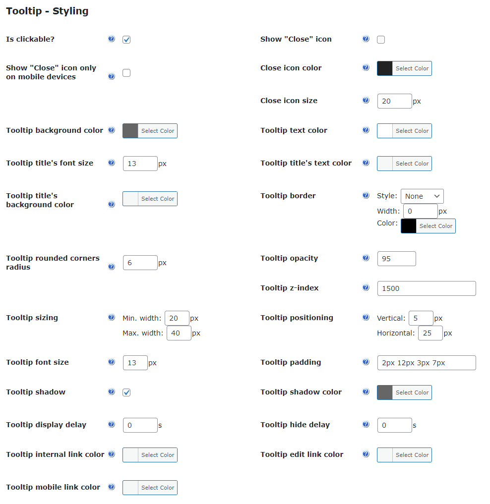 CM Tooltip (CMTG) - Tooltips - Change the Tooltip Style - CreativeMinds ...