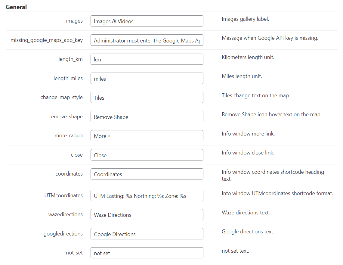 CM Map Locations (CMML) - Settings - Labels - CreativeMinds Products ...