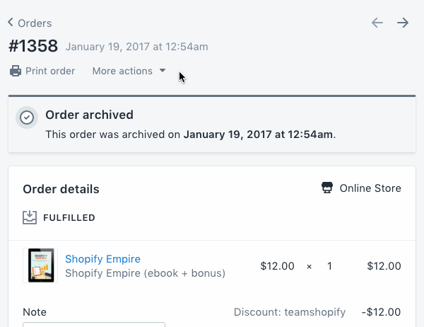 Adding tracking information to an order - Order Lookup Knowledge Base
