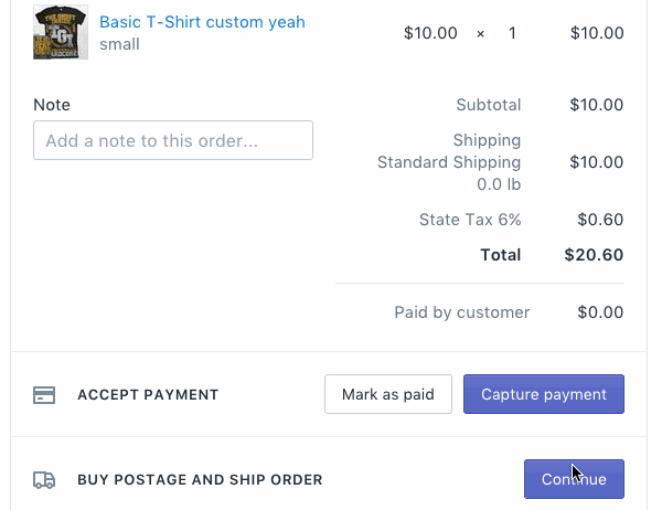 Adding tracking information to an order - Order Lookup Knowledge Base