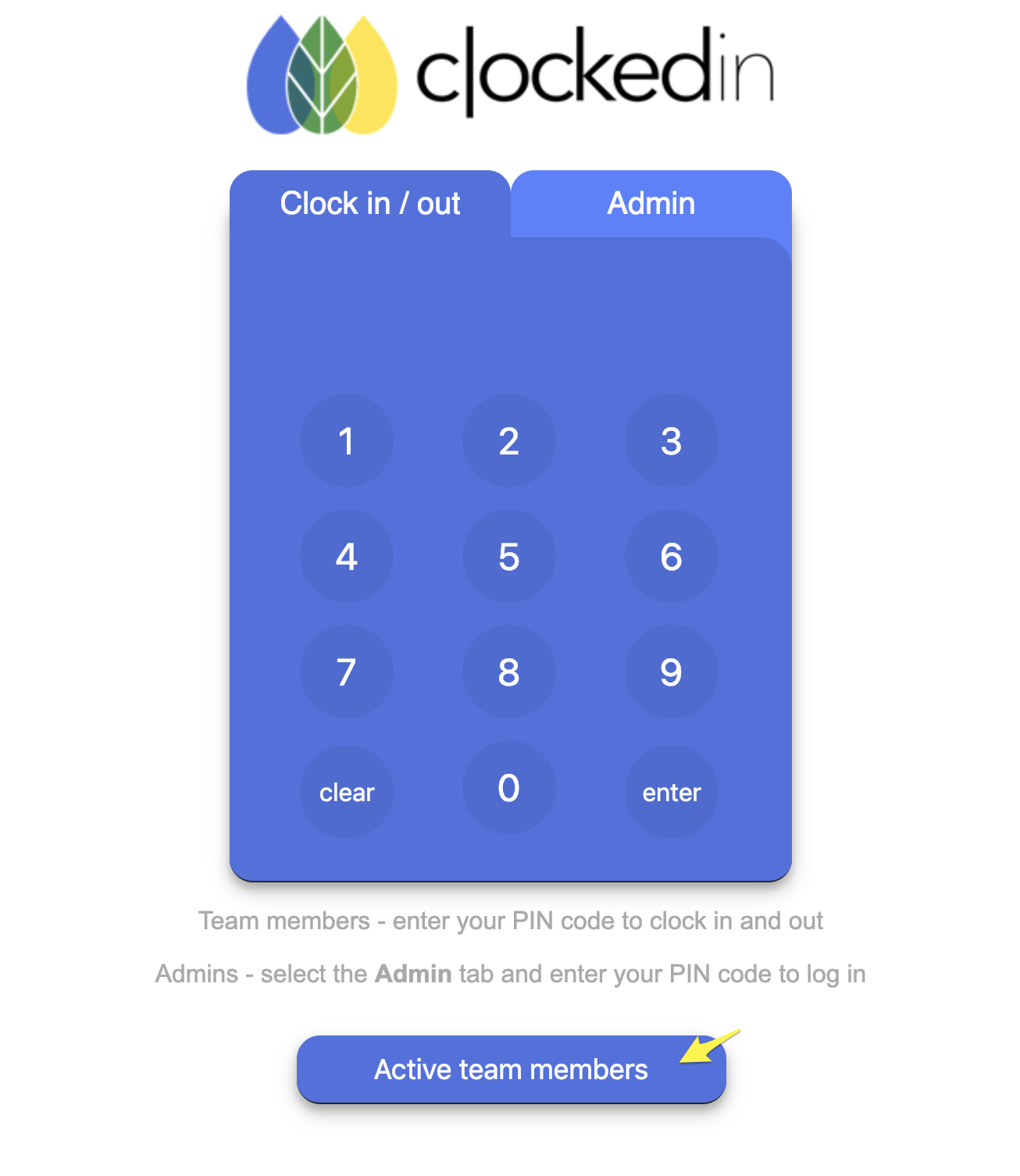 How to view who's currently clocked in - Clocked In