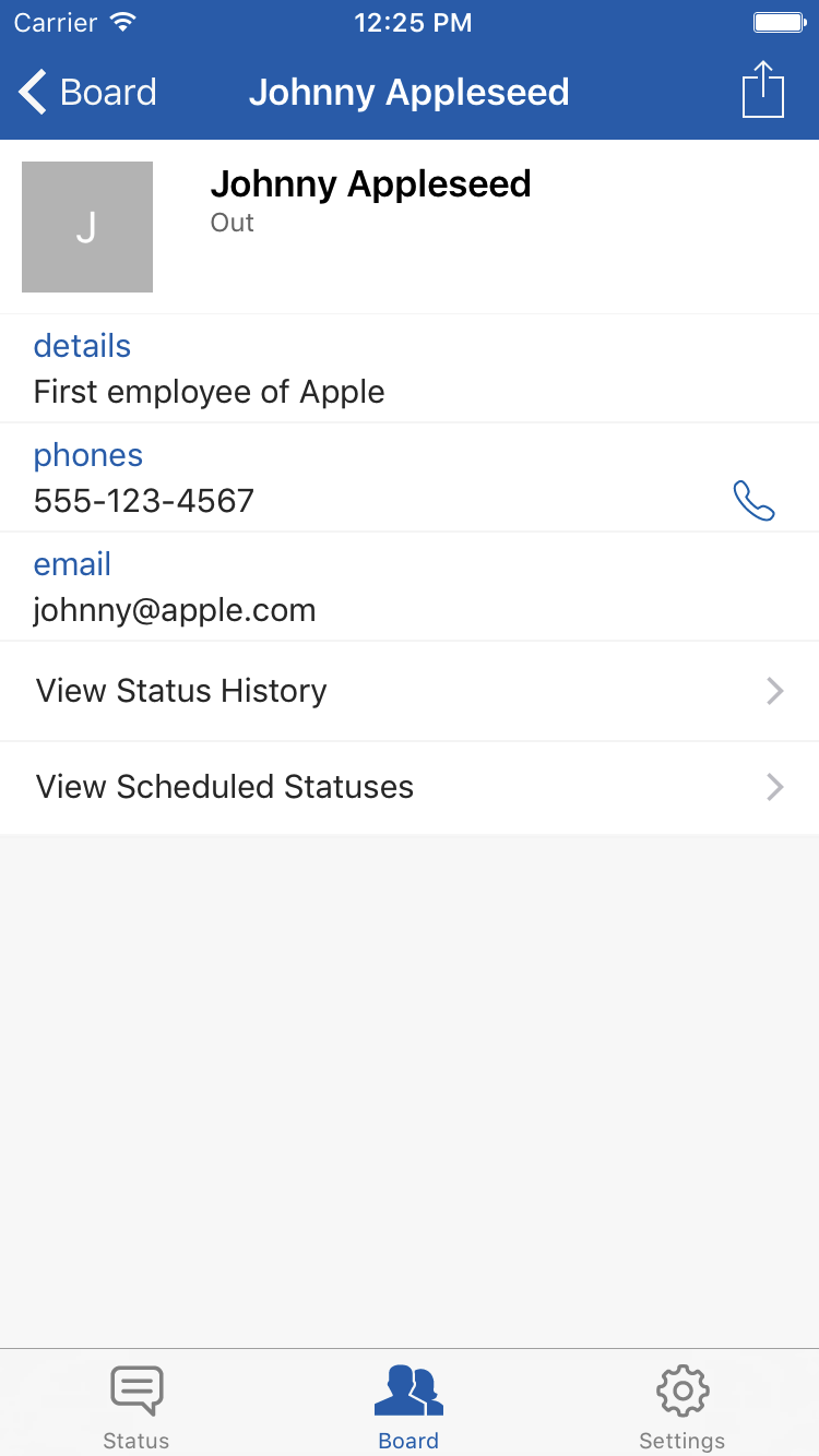 Can I email, text, or call another user from within the app? - Simple ...