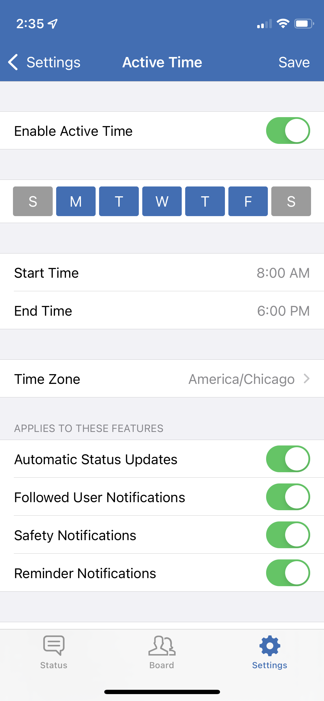 How does Active Time work? - Simple In/Out