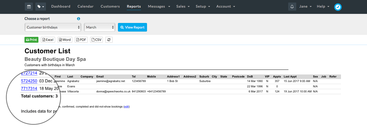 How to use the Client reports – Timely