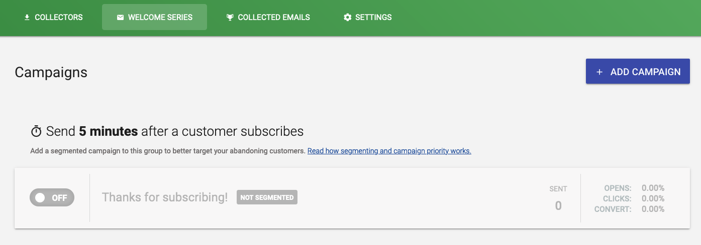 How to create a welcome series with a popup - Recapture Knowledge Base
