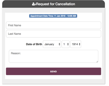 Two Step Cancellation Requests