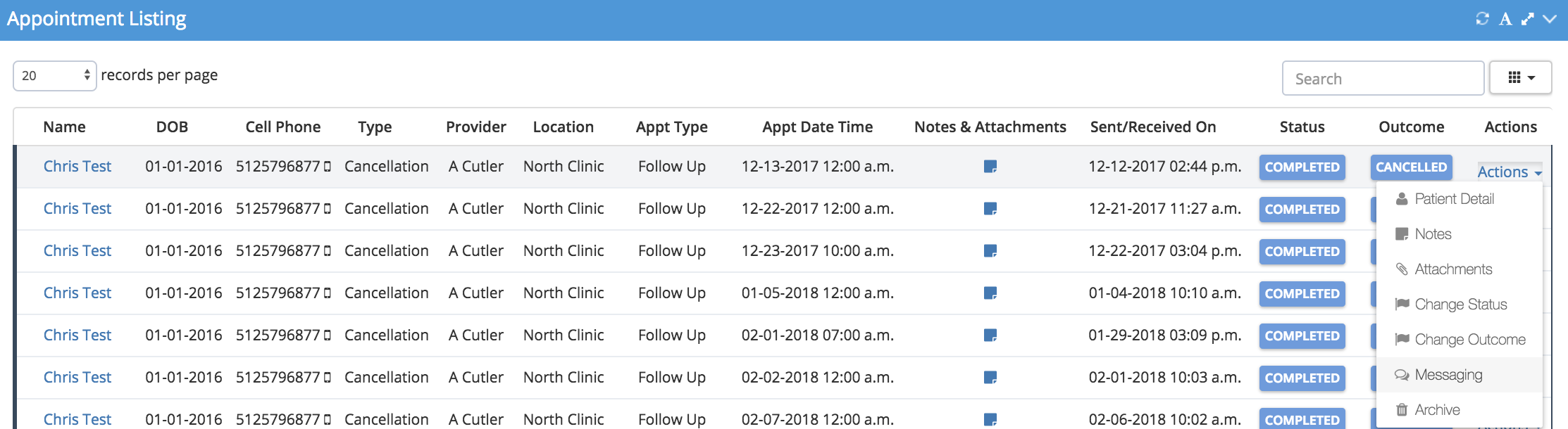 Two Step Cancellation Requests