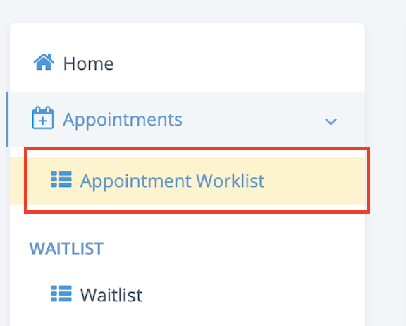 What is the Appointment Worklist?