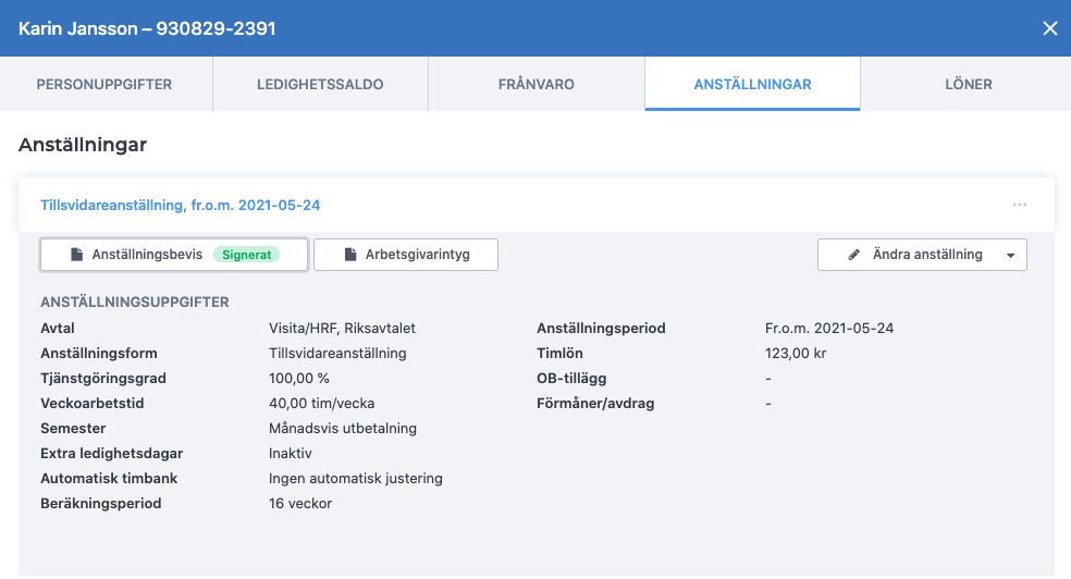 Arbetsgivarintyg och anställningsbevis - Personalkollens kunskapsbank
