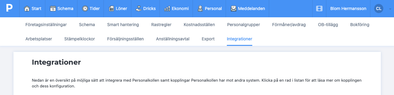 Integrationer - Personalkollens kunskapsbank