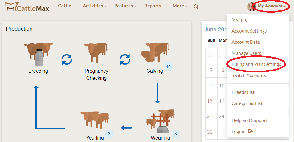 Entering your Credit Card Information - CattleMax Help