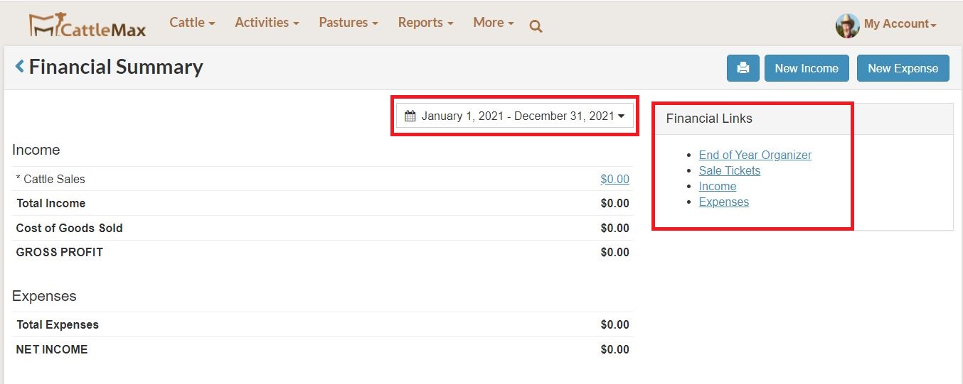 Ranch-Related Financial Record Keeping - CattleMax Help