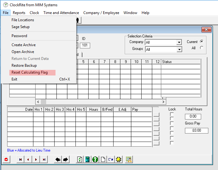 Clockrite is calculating on another PC - ClockRite Support