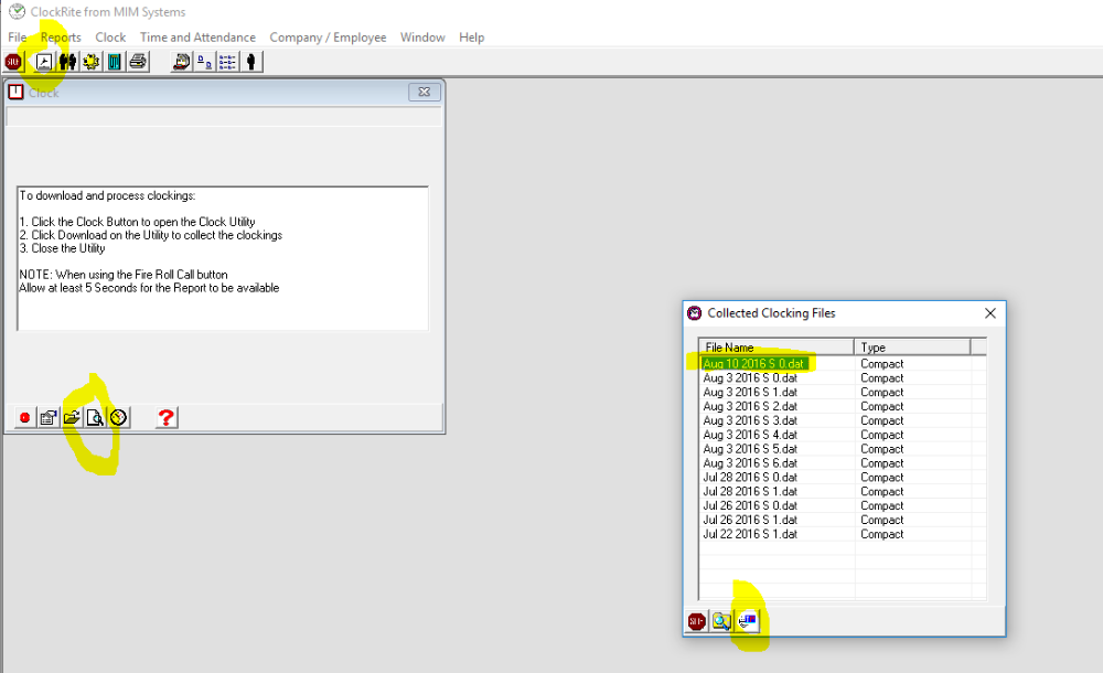 Missing Clockings (Reload Clockings) - ClockRite Support