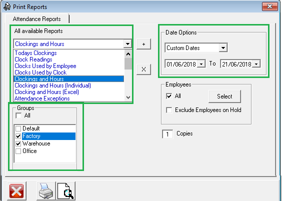 Generating Reports - ClockRite Support