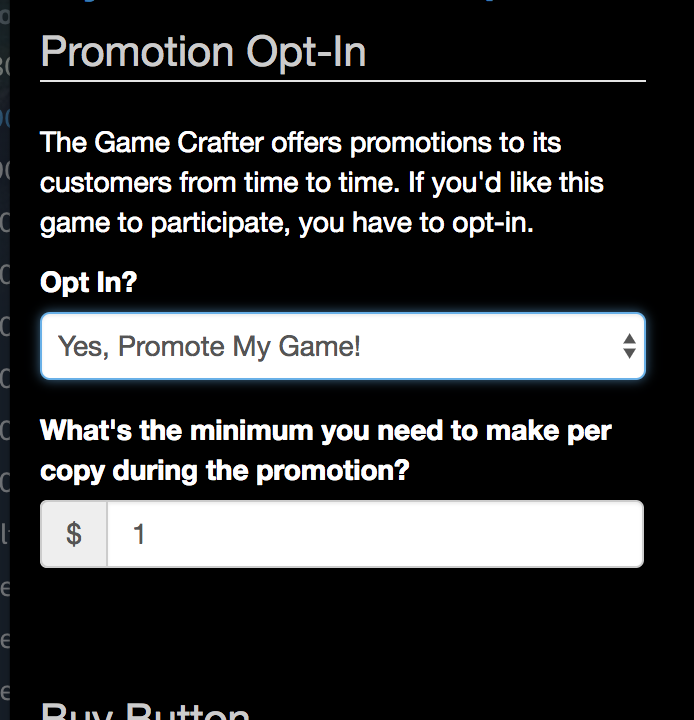 Promotion - The Game Crafter