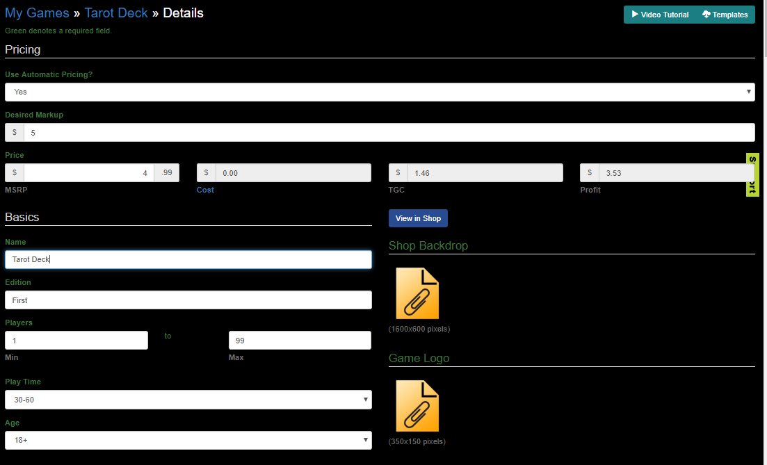 How to make a Card Game / Tarot Deck - The Game Crafter