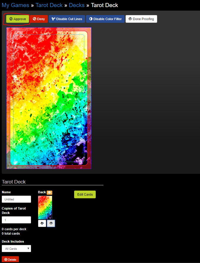 How to make a Card Game / Tarot Deck - The Game Crafter
