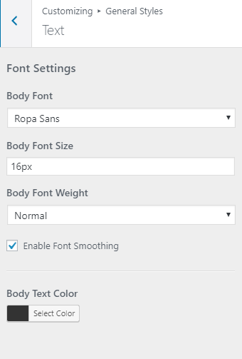 Body Text Color & Font - Ultimate Member