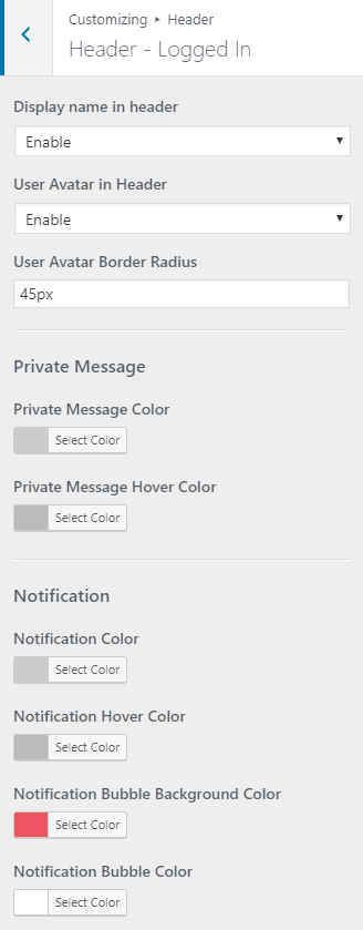 Header - Logged In - Ultimate Member