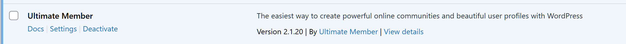 Installing an Extension - Ultimate Member