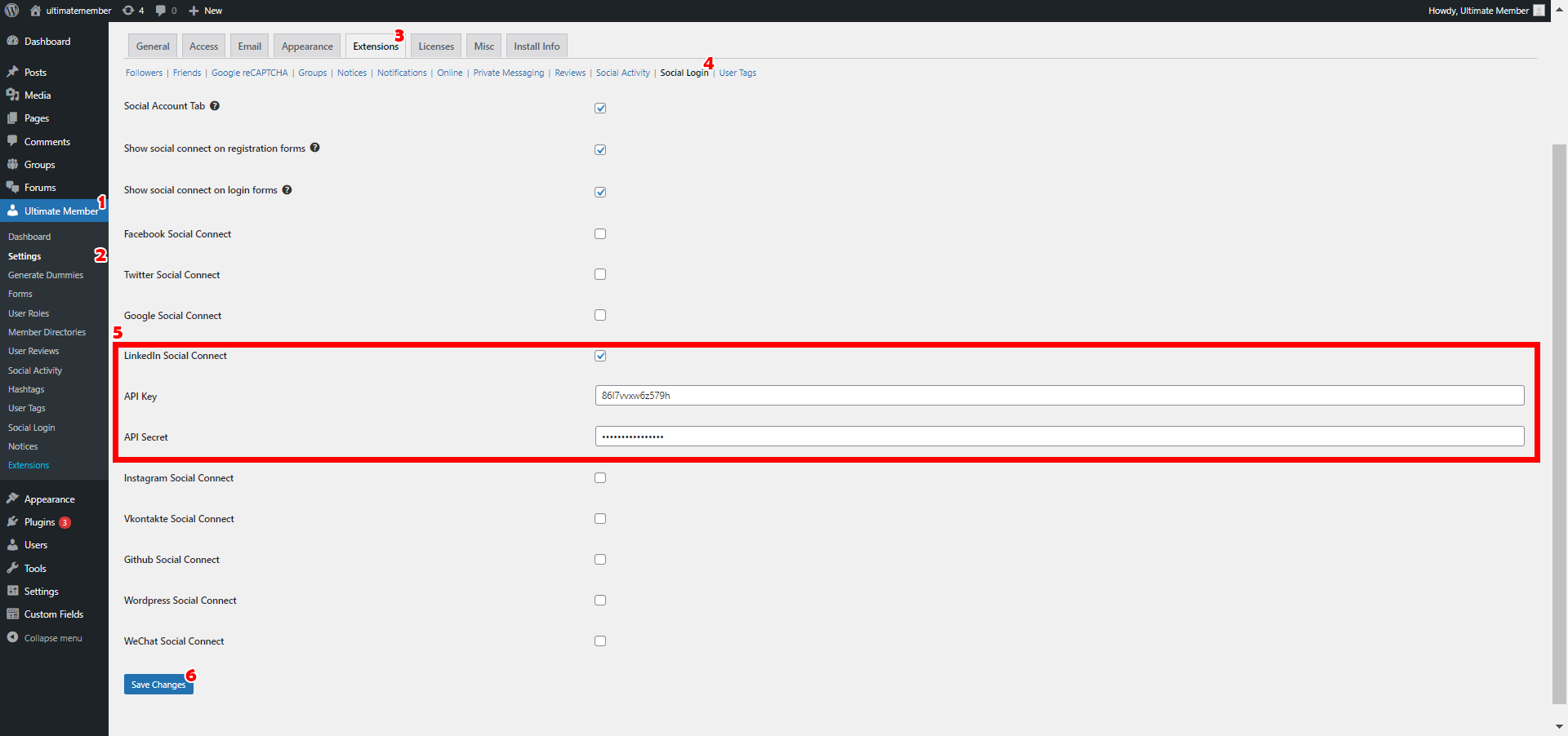 Social Login: LinkedIn App Setup - Ultimate Member