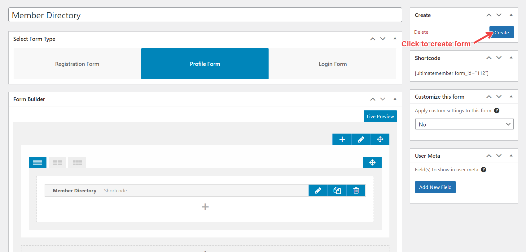 Profile Tab with a Member Directory inside - Ultimate Member