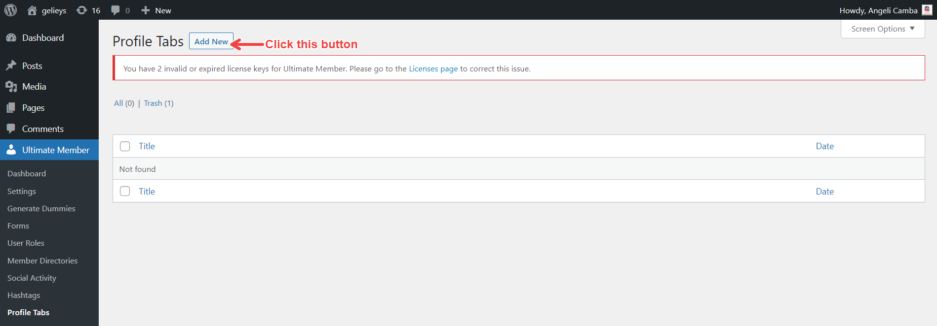 Profile Tab with a Member Directory inside - Ultimate Member