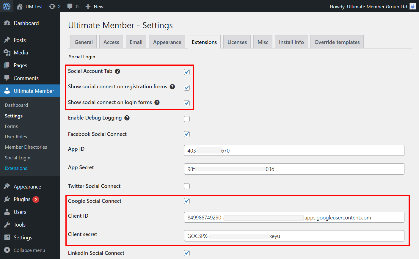 Social Login: Google App Setup - Ultimate Member