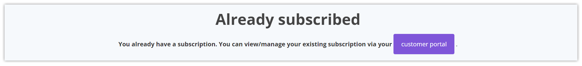 Stripe - Setting up Stripe Success, Cancel Payment, Already Subscribed,Customer Portal,Stripe ...