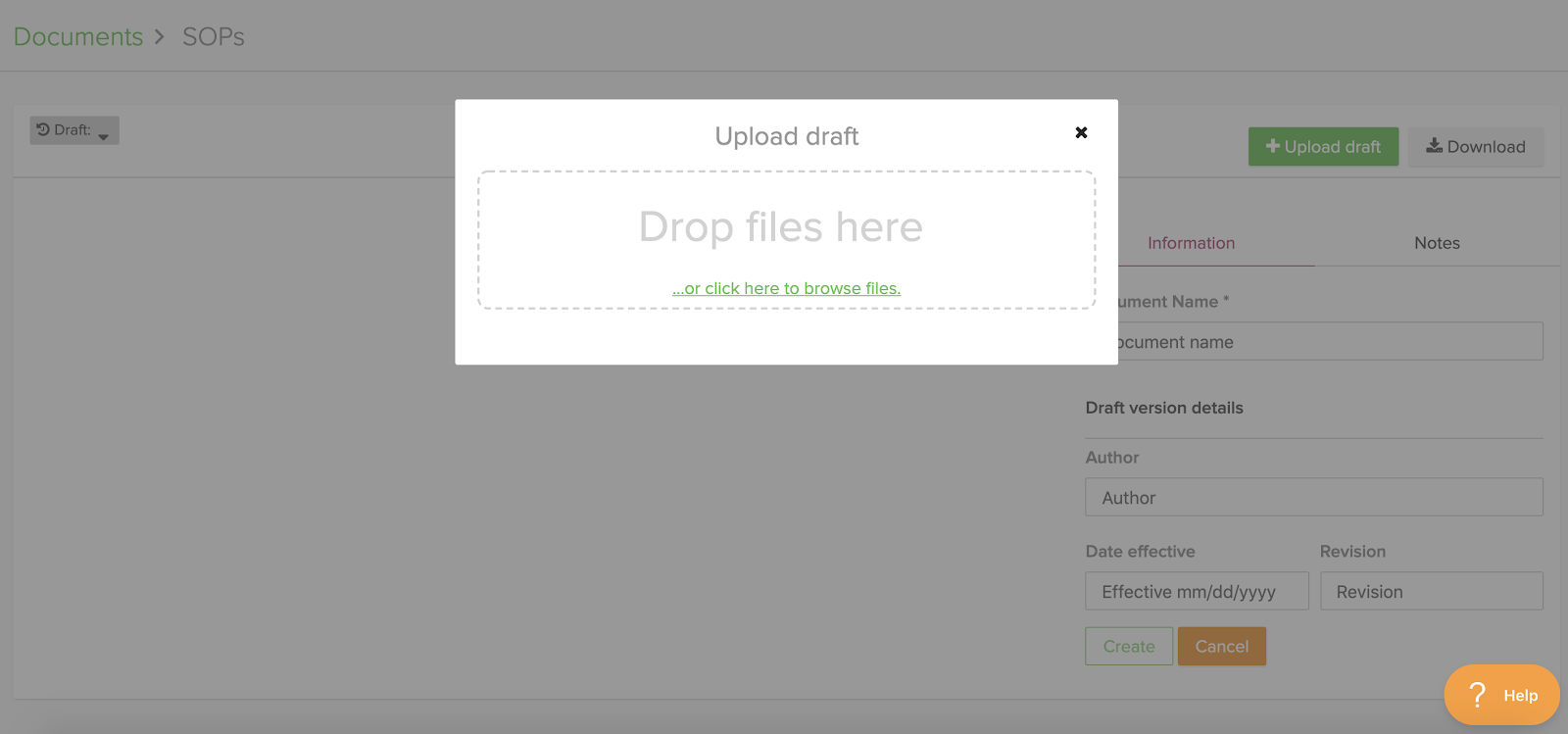 Creating a Document - Ovation Diagnostic