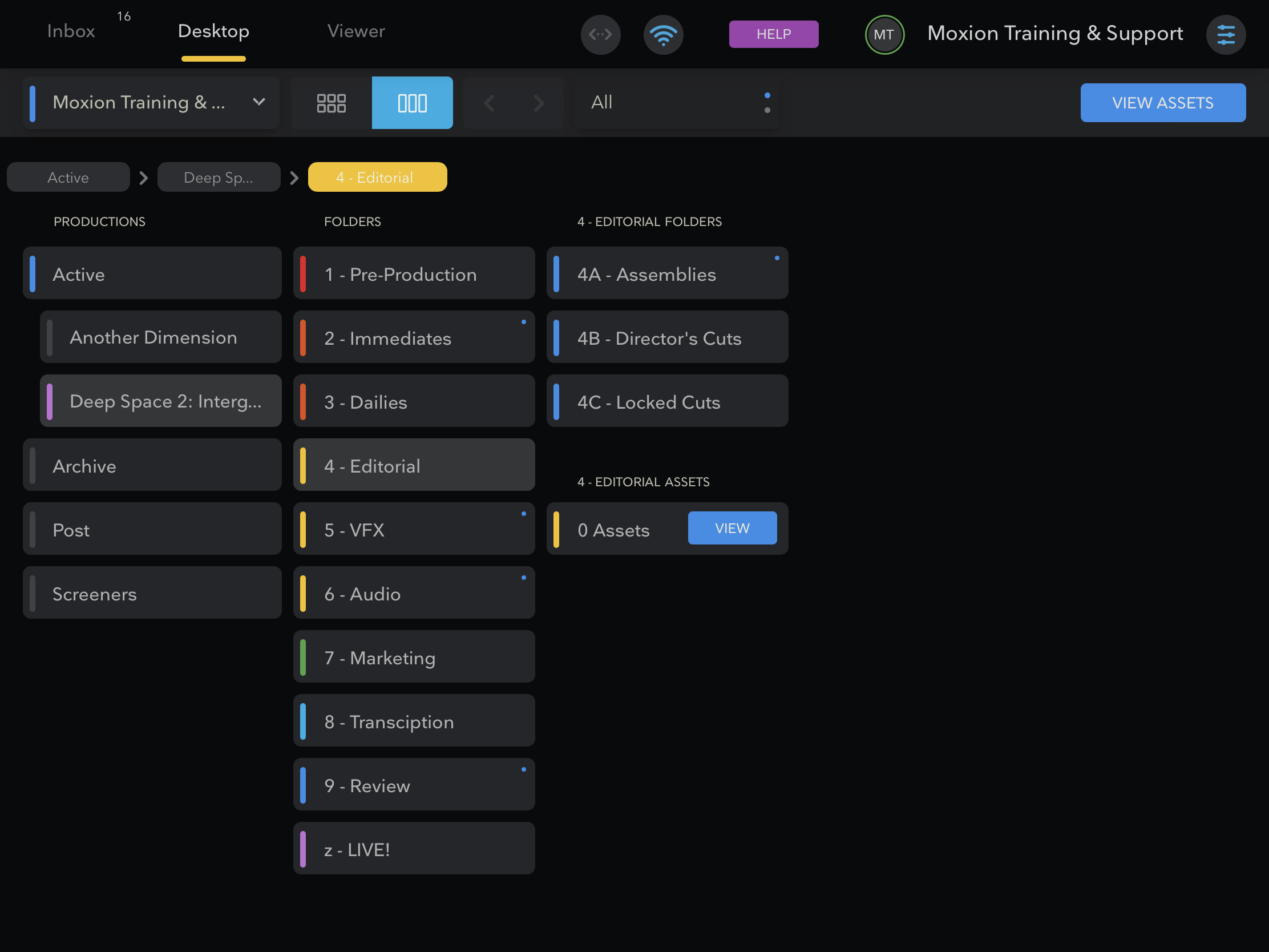 Moxion iPad App - Moxion Guides
