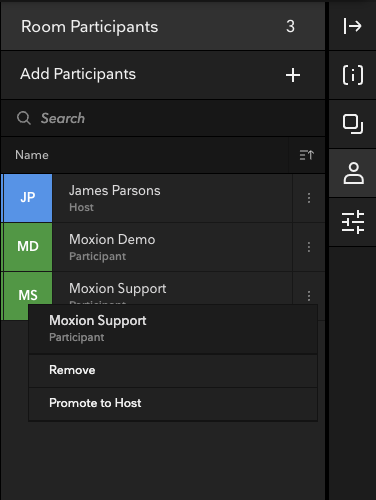 Moxion Rooms: Creating and Hosting a Room - Moxion Guides