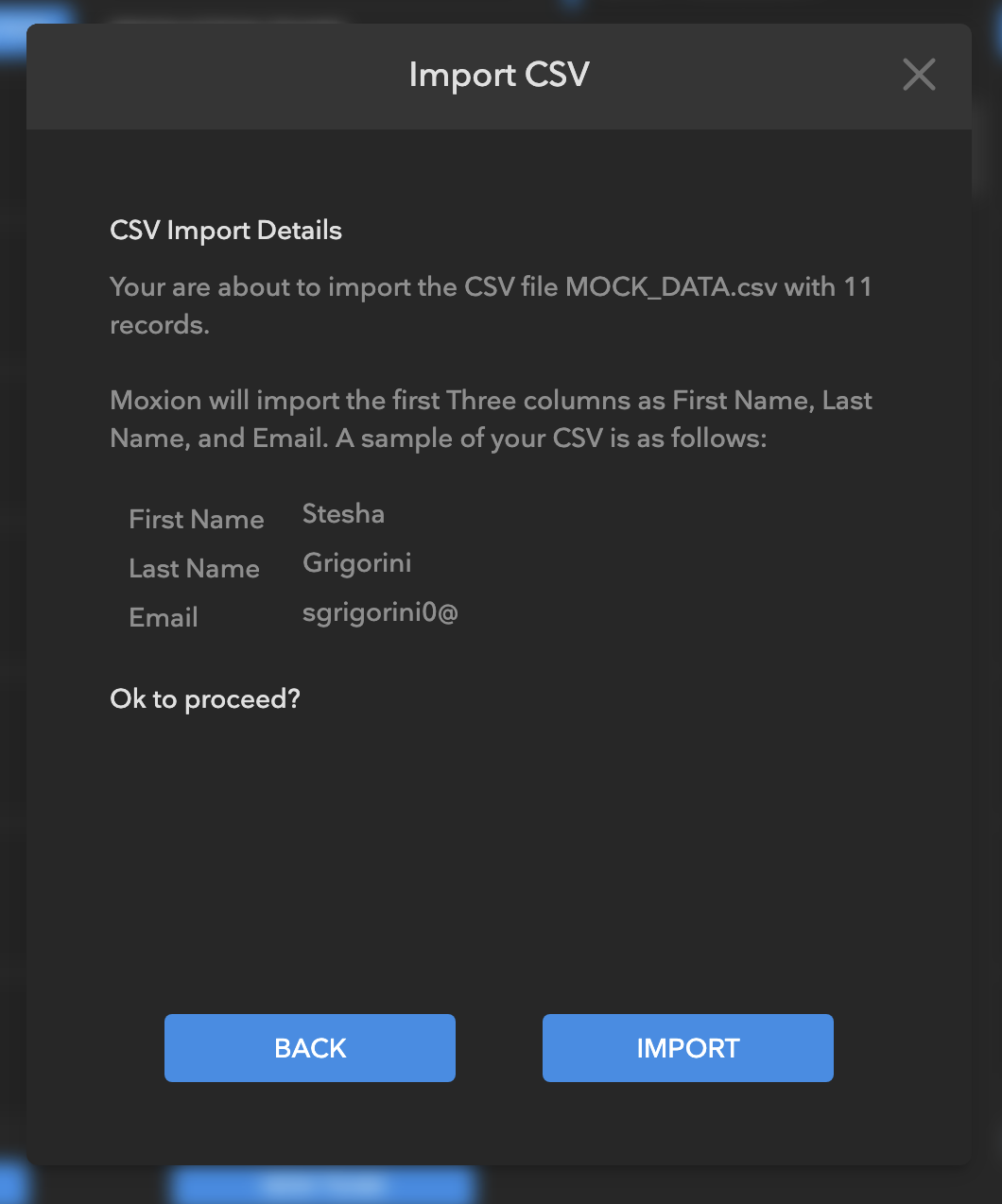 Adding Users Via CSV - Moxion Guides