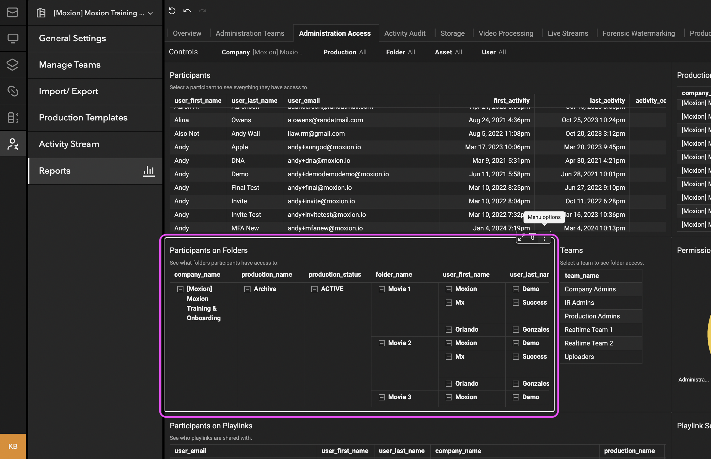 Admin & Usage Reporting - Flow Capture Guides