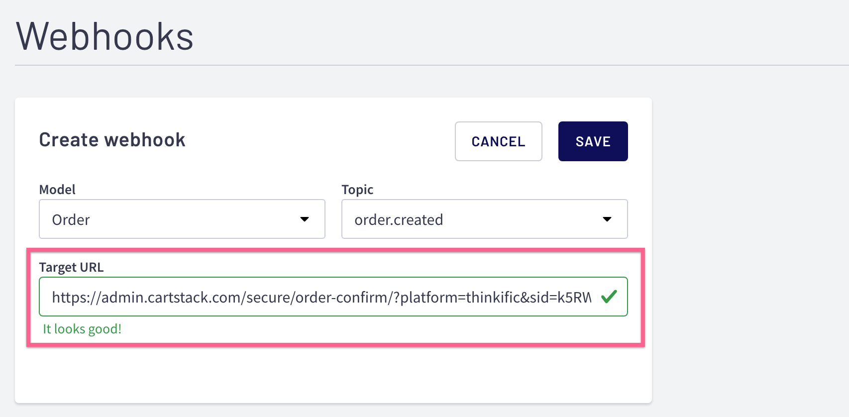 Thinkific - CartStack Knowledge Base