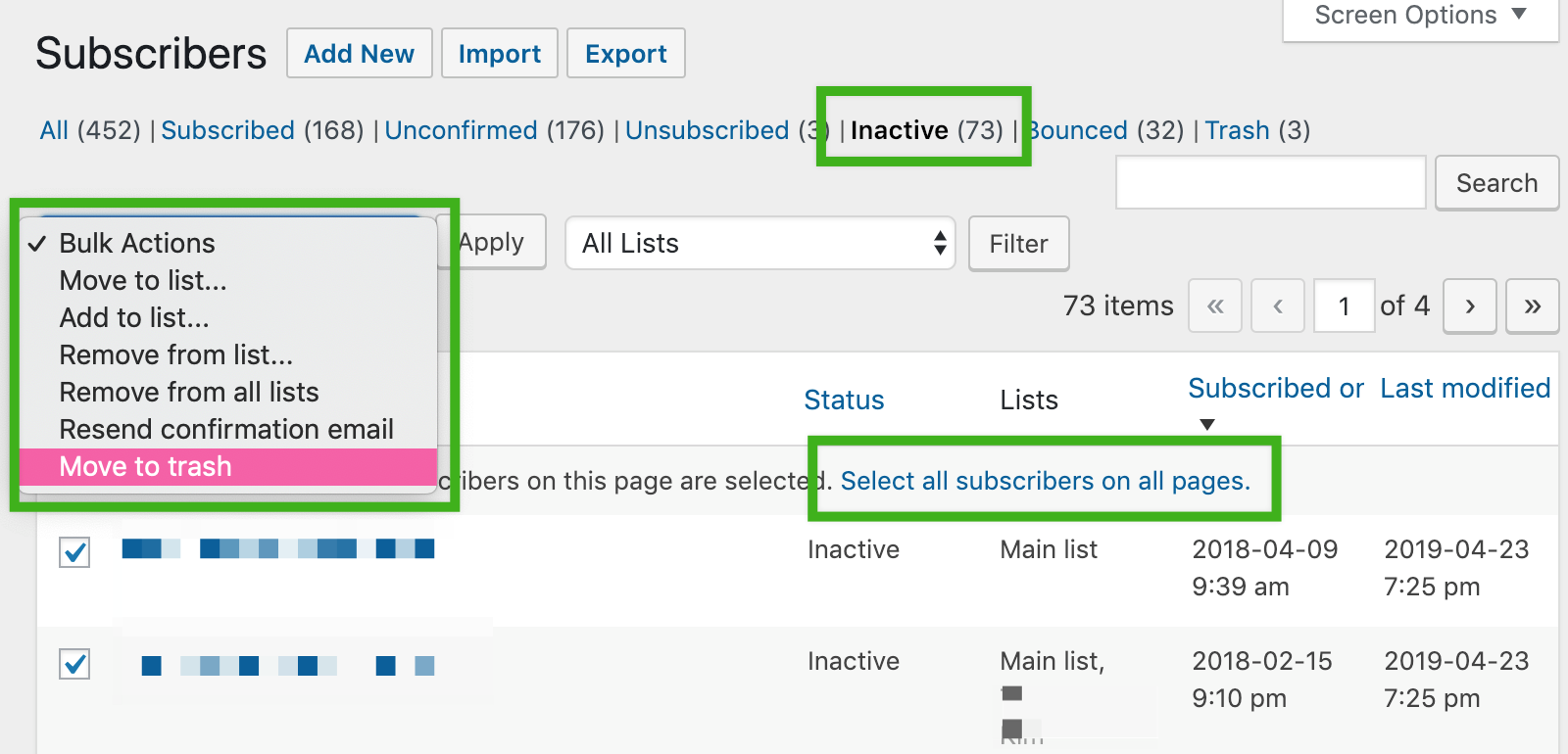 Inactive Subscribers Feature - Docs for MailPoet version 3 Inactive Subscribers Feature - Docs for MailPoet version 3