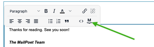 Adding an Unsubscribe Link - MailPoet Knowledge Base Adding an Unsubscribe Link - MailPoet Knowledge Base