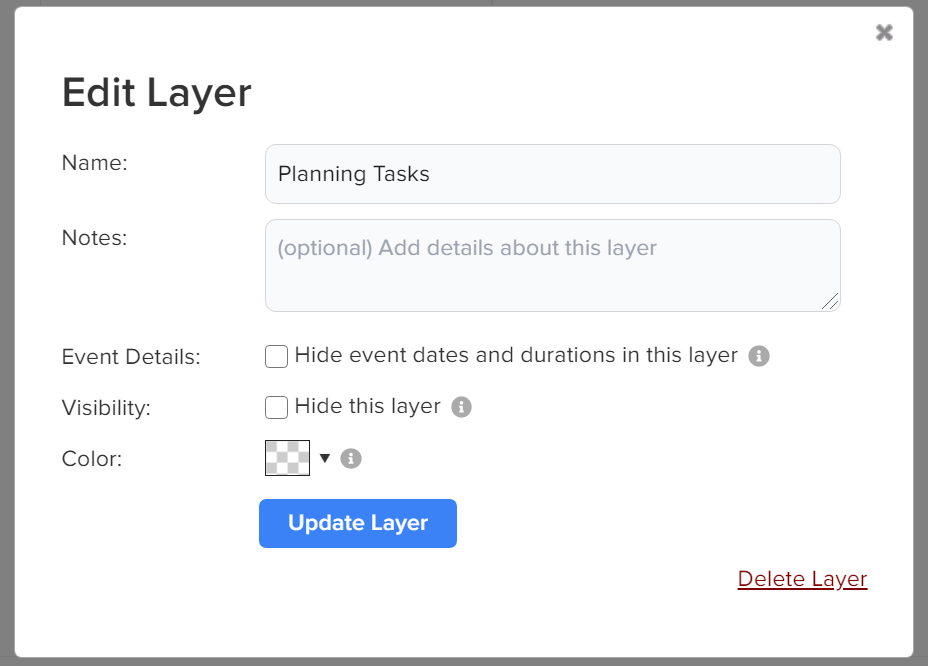 Hide a Layer and Reveal Hidden Layers - Preceden Support
