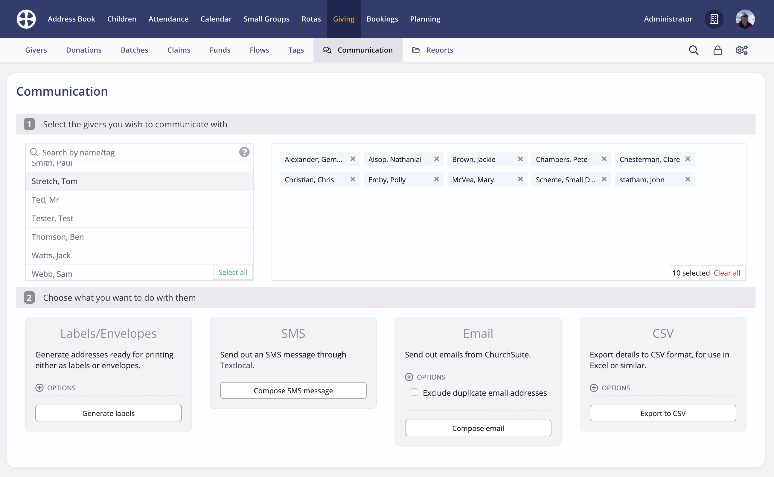 Getting started with the Giving module - ChurchSuite Support Articles