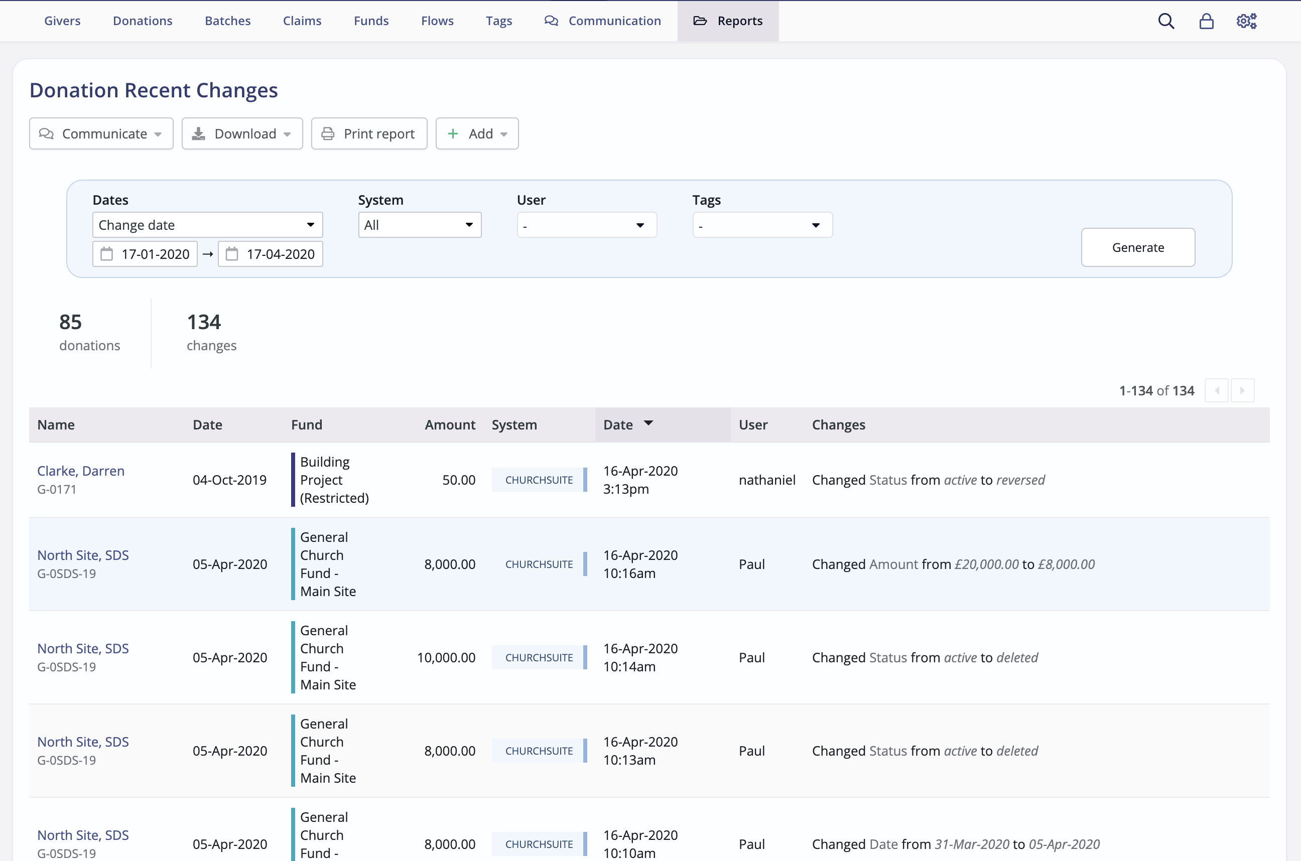 Getting started with the Giving module - ChurchSuite Support Articles