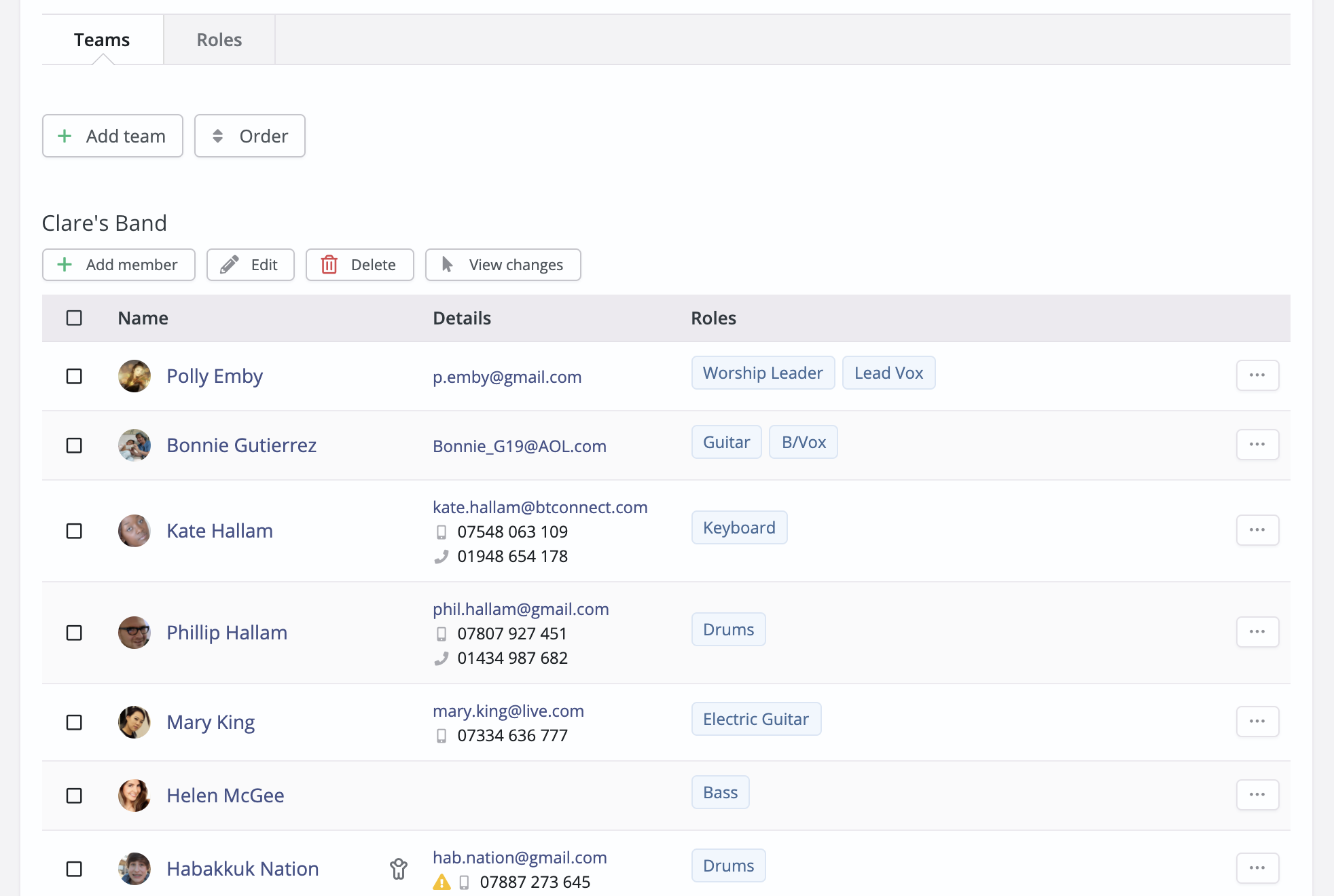 Getting started with the Rotas module - ChurchSuite Support Articles