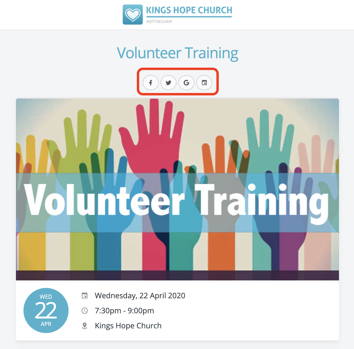 Adding events - ChurchSuite Support Articles