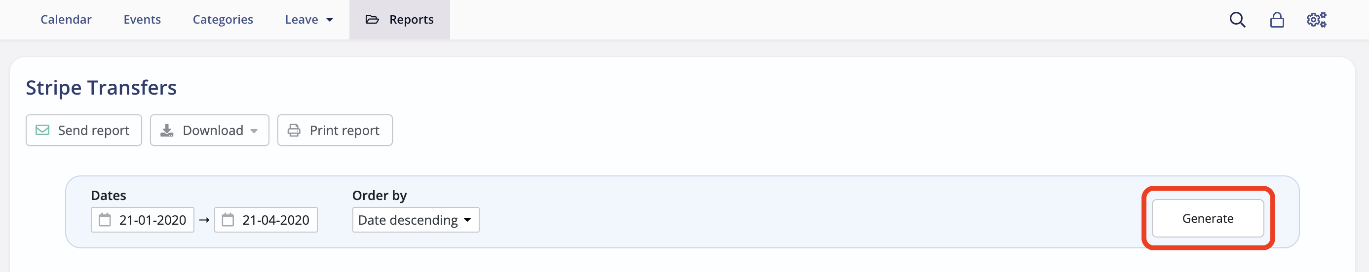 View Stripe transfers to reconcile payments received - ChurchSuite ...