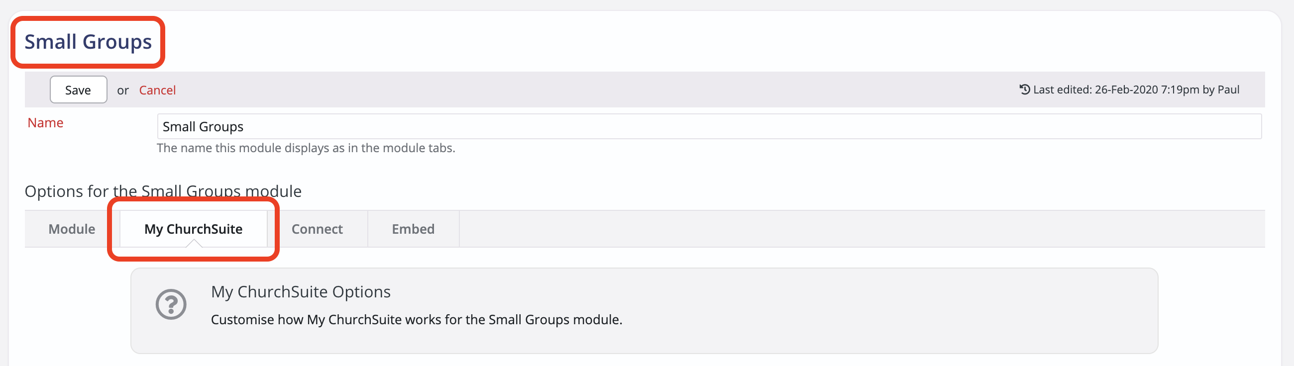 Enabling small group sign up through My ChurchSuite - ChurchSuite ...