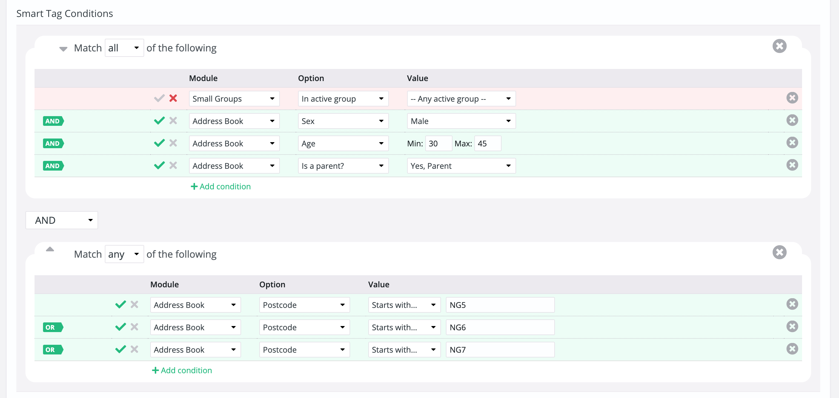 Smart tags - ChurchSuite Support Articles