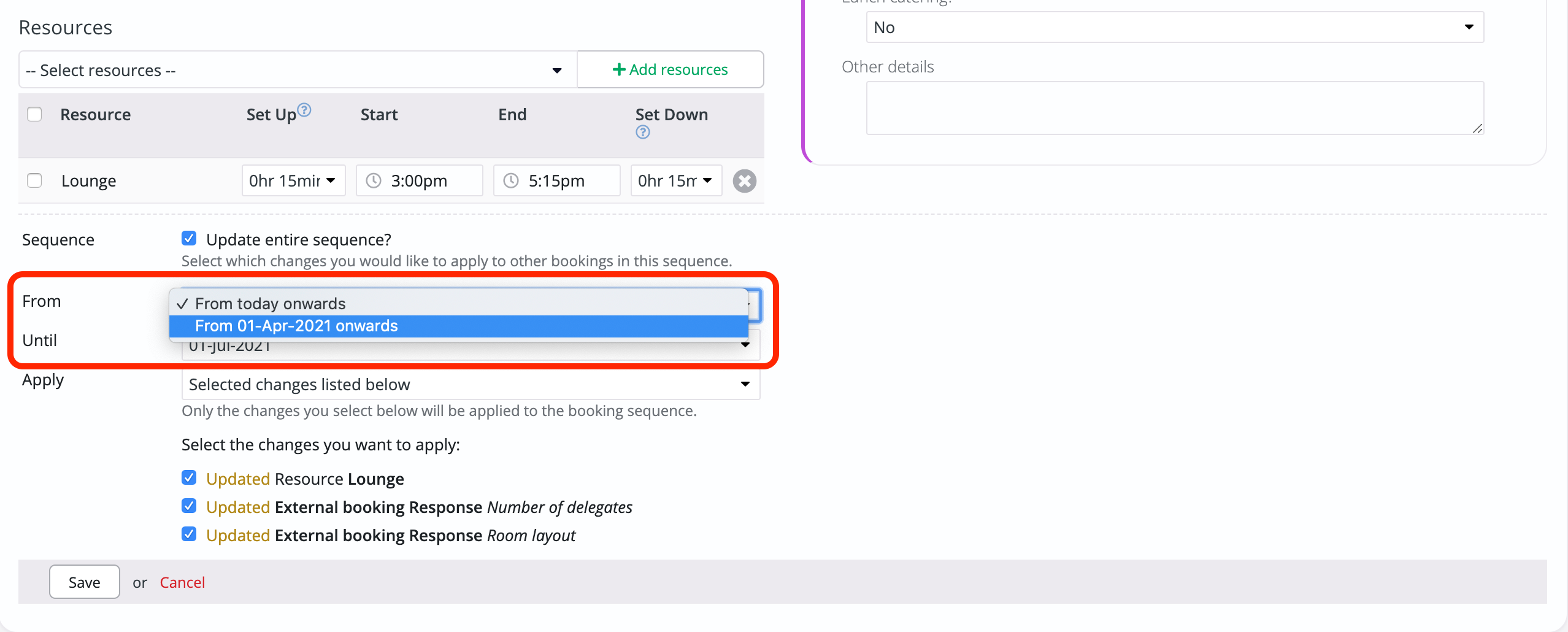 Booking sequences - ChurchSuite Support Articles