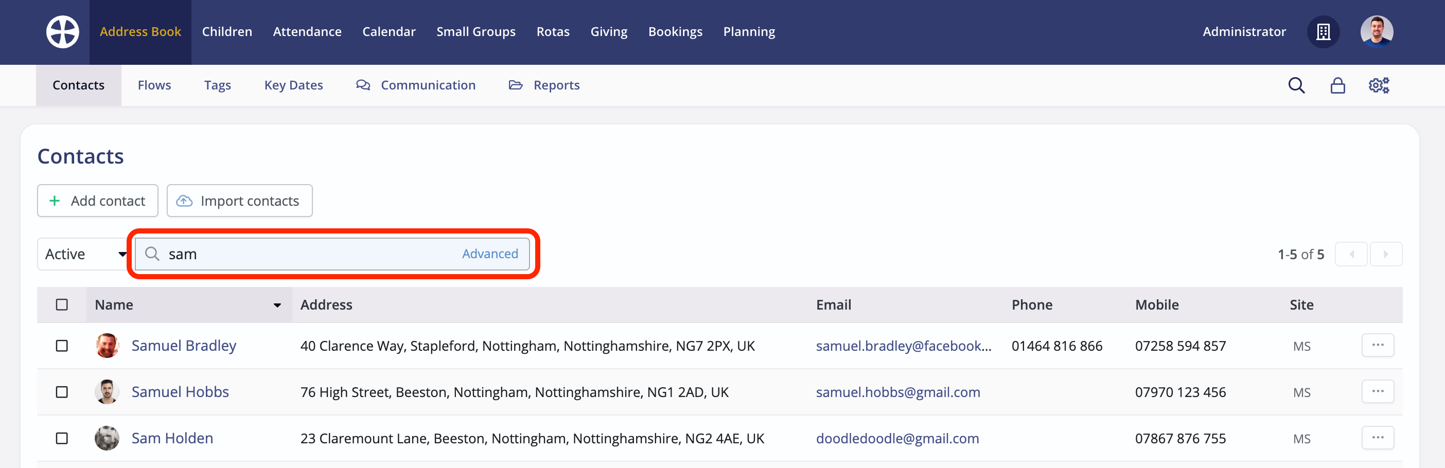 Getting started with the Address Book module - ChurchSuite Support Articles