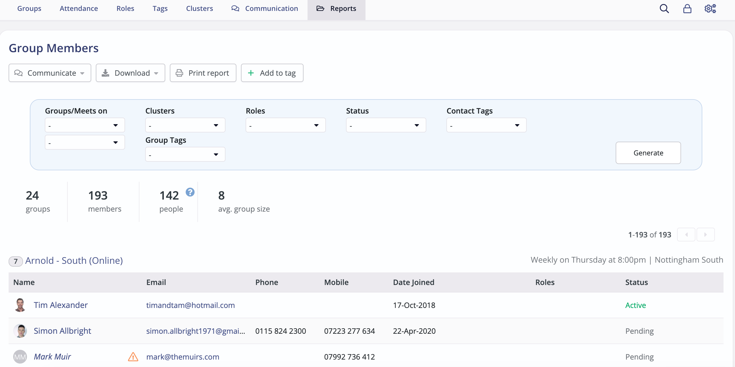 Tracking small group membership - ChurchSuite Support Articles
