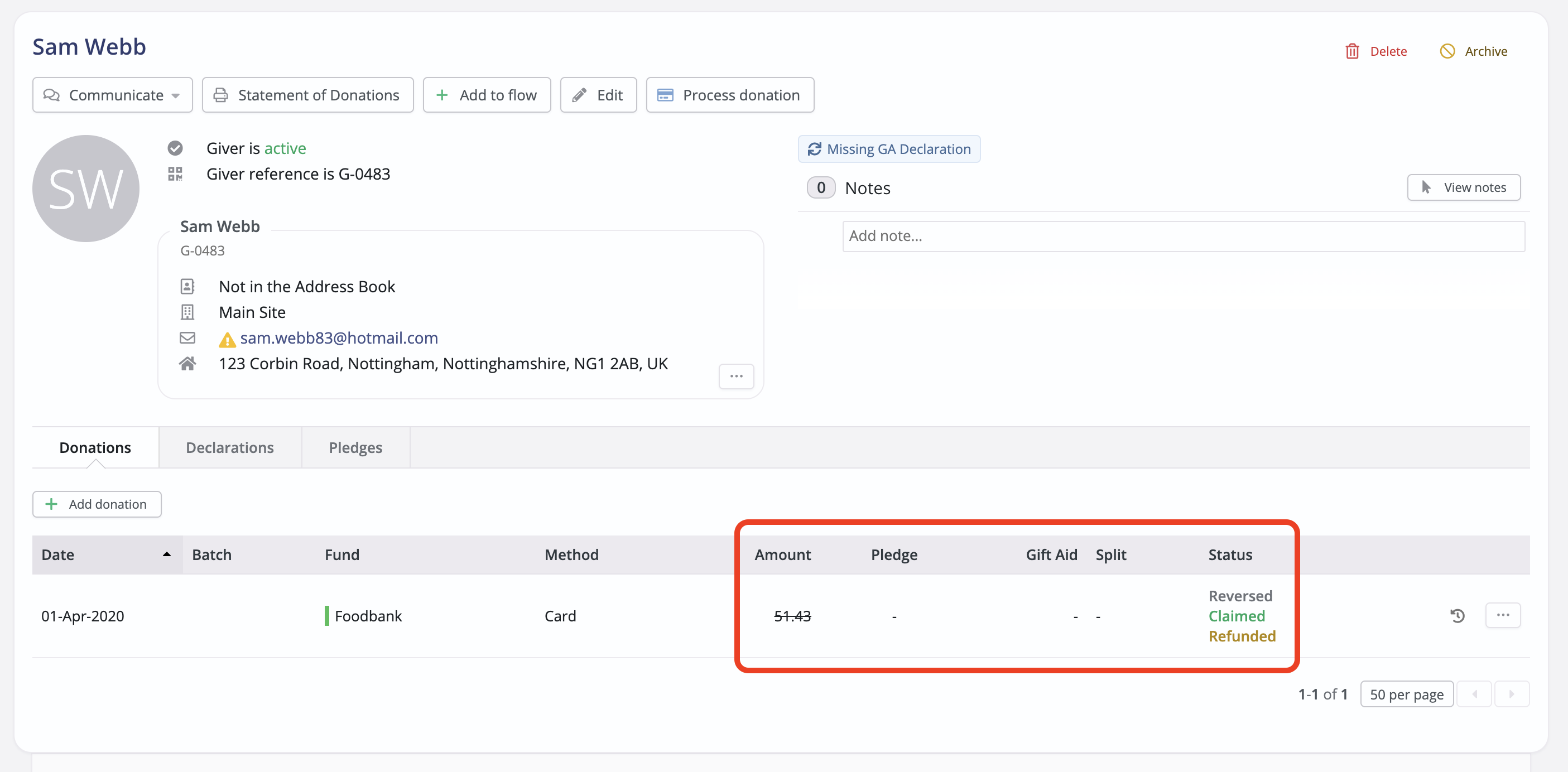 Handling Gift Aid overclaims and refunds (UK only) - ChurchSuite ...